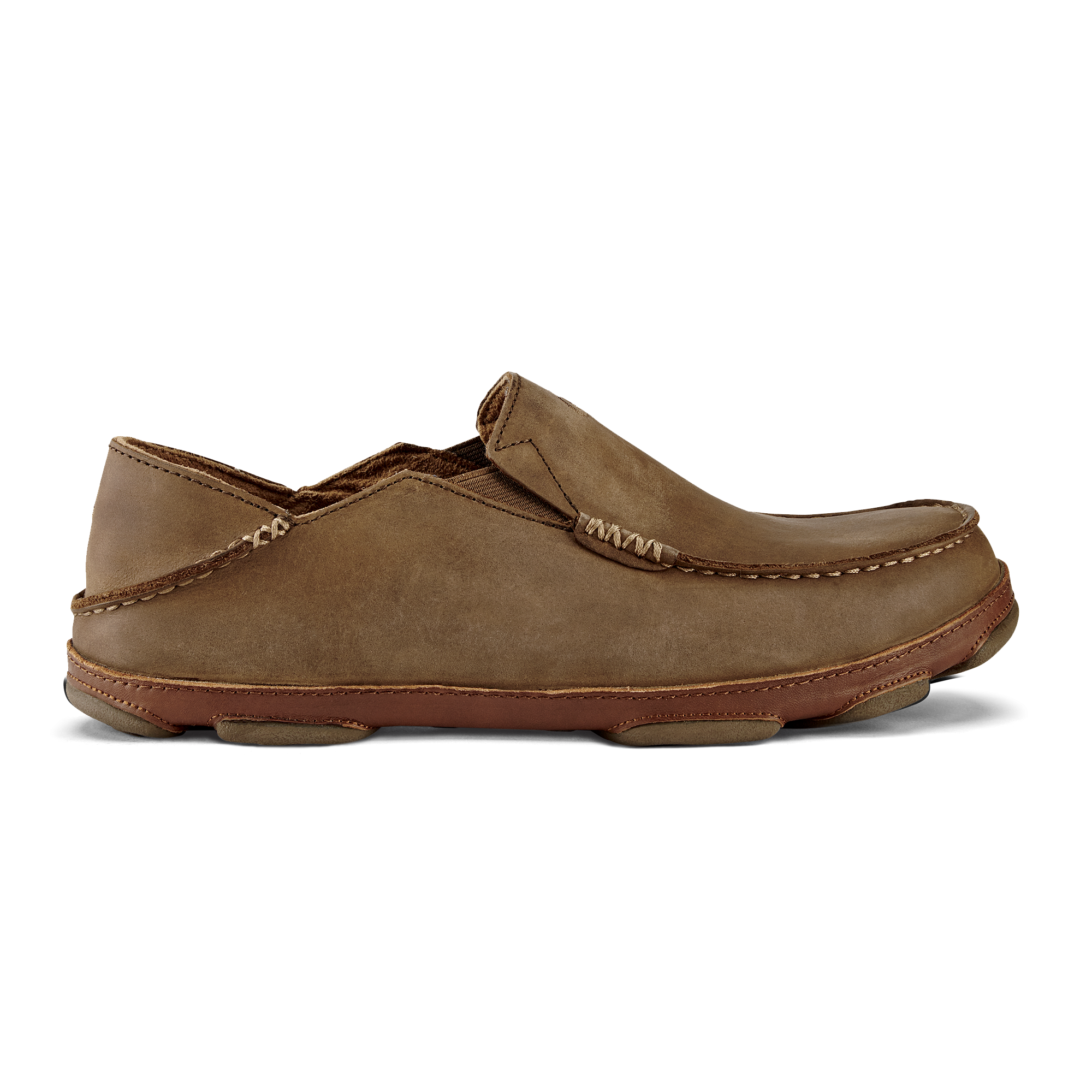 Moloā Men's Leather Slip On Shoes - Ray / Toffee | OluKai – OluKai Europe